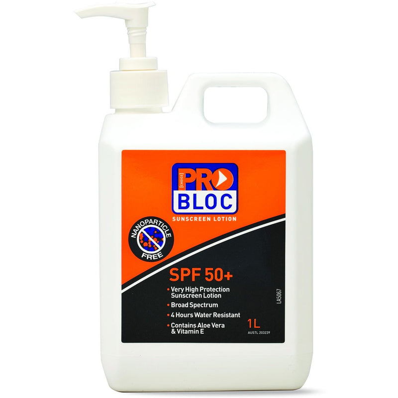 Pro Bloc Sunscreen Lotion SPF 50+ 1L – Teaco Industrial & Safety Supplies