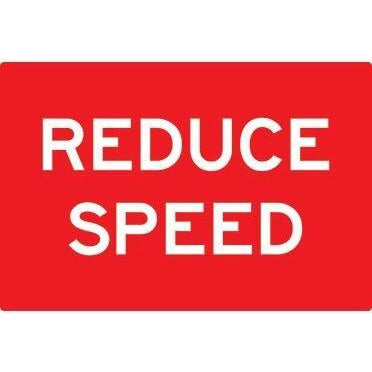 Reduce Speed Sign 1200 x 300mm – Teaco Industrial & Safety Supplies