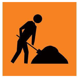 Worker Symbol Sign 600 X 600mm – Teaco Industrial & Safety Supplies